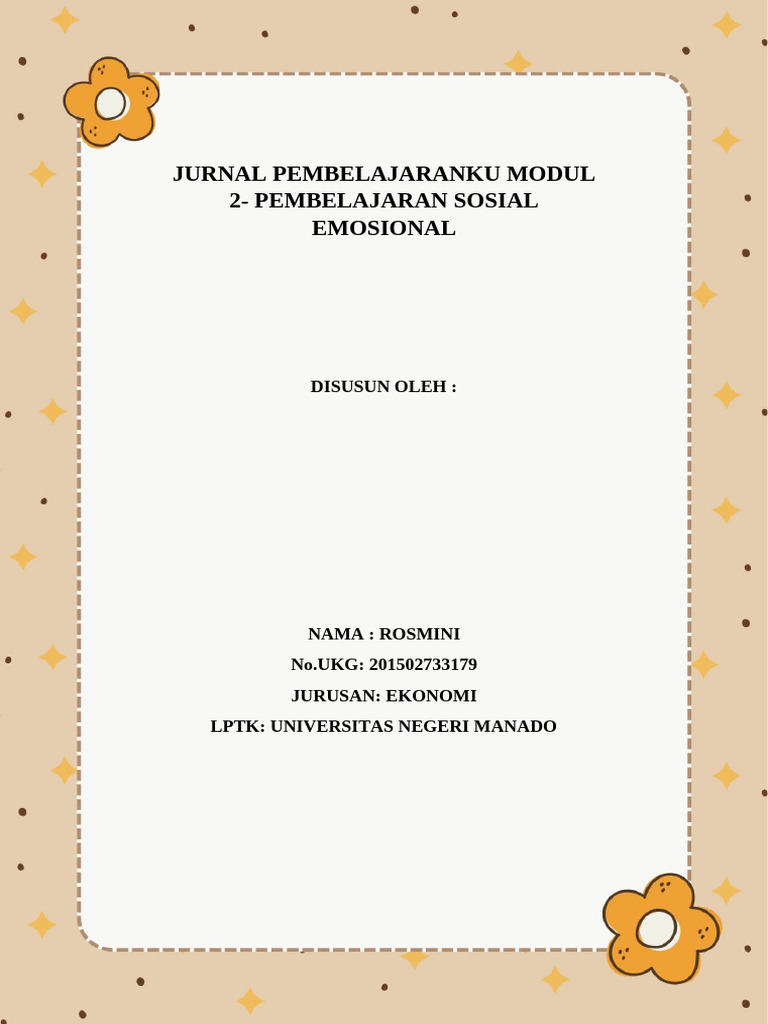 PPG Jurnal Modul 2 | PDF