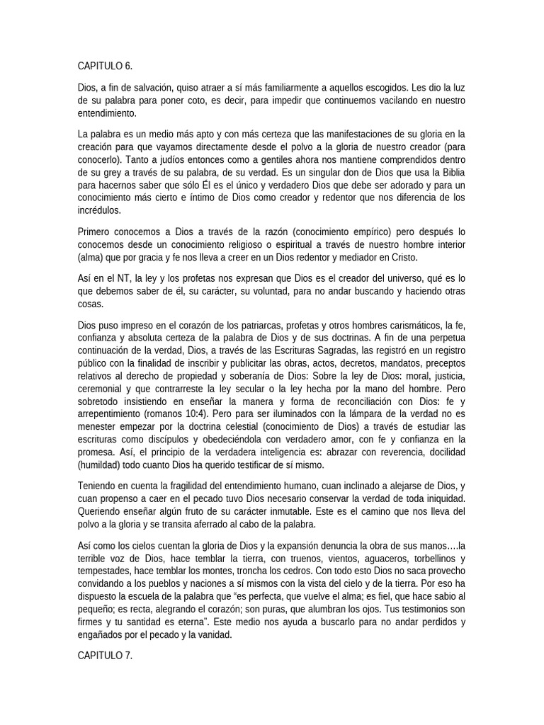 Capitulo VI-VII | PDF