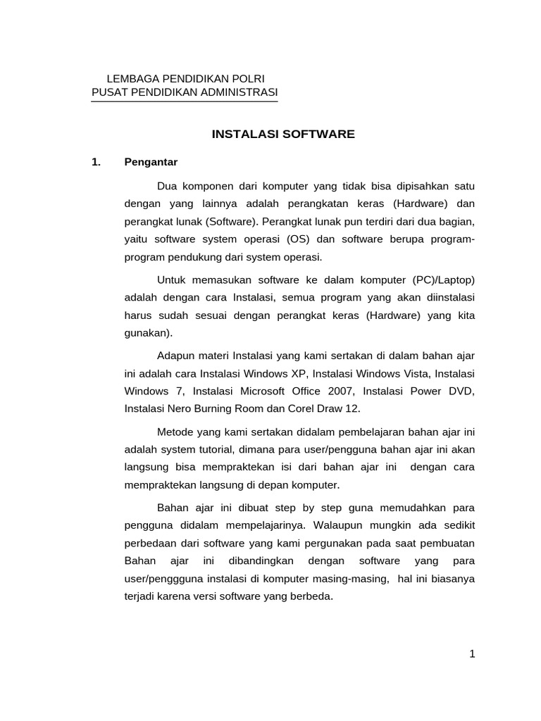 NSS Instalasi A4 | PDF