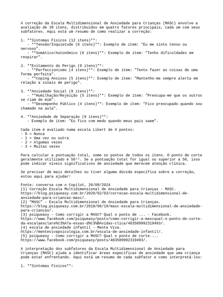 Correção Da Masc | PDF