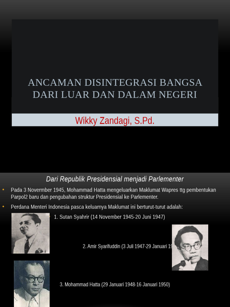 Disintegrasi Bangsa | PDF