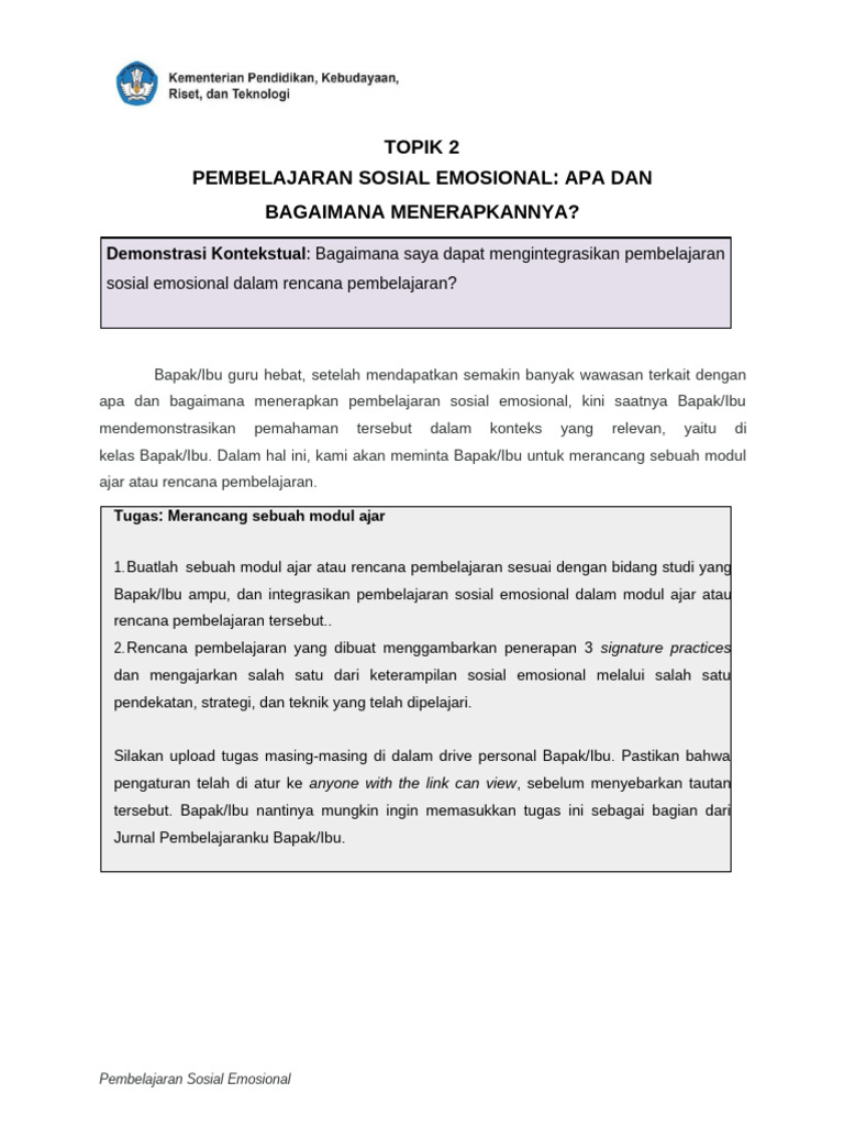 PSE - Topik 2 - Demonstrasi Kontekstual | PDF