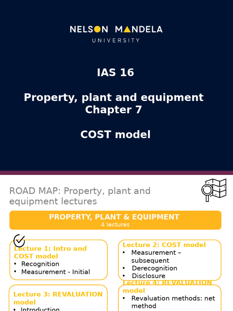 CH 7 PPE Cost Model - Lect 2 | PDF | Depreciation | Technology ...