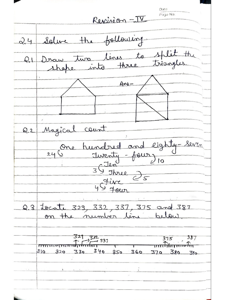 Maths Revision - 4,5,6 | PDF