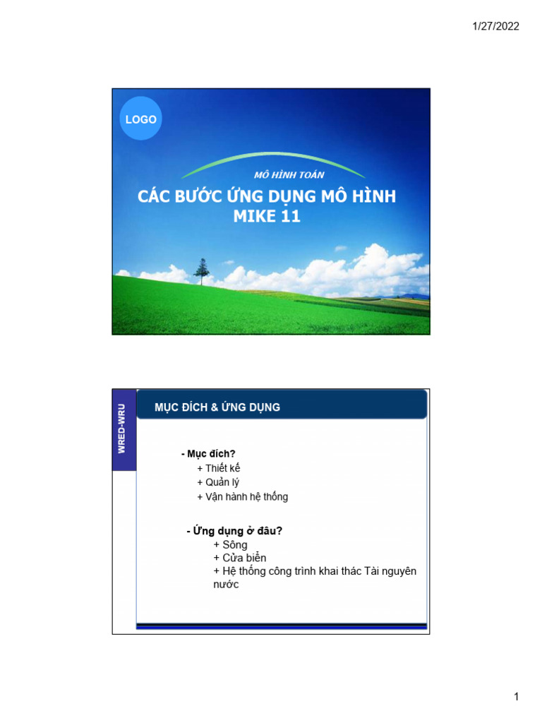 Cac Buoc Thiet Lap Mo Hinh - MIKE 11 - in | PDF