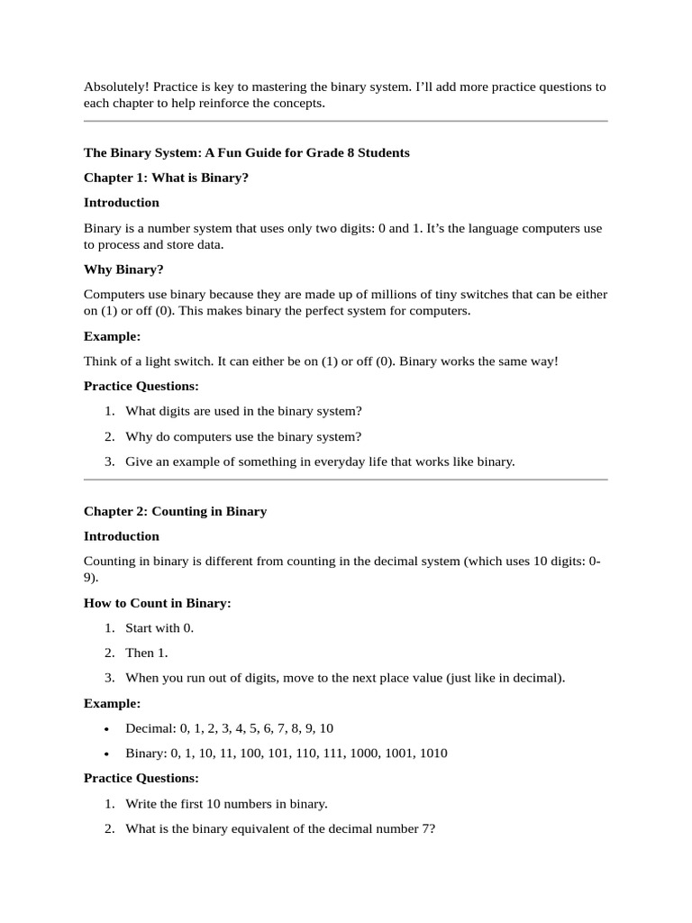 Welcome To The Binary Adventure 4 | PDF