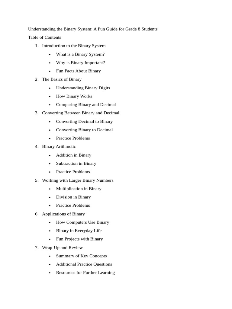 Welcome To The Binary Adventure | PDF