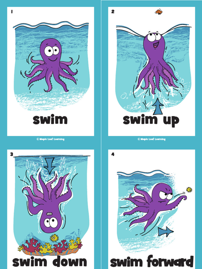 Octopus Song Flashcards | PDF