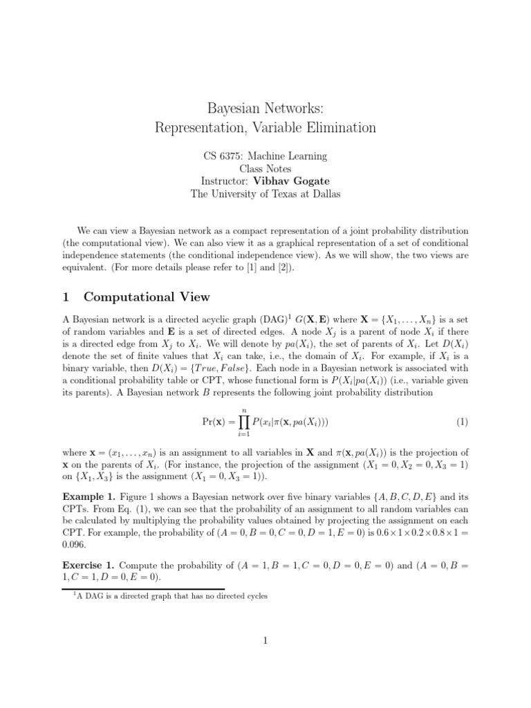 Bayesian Networks | PDF
