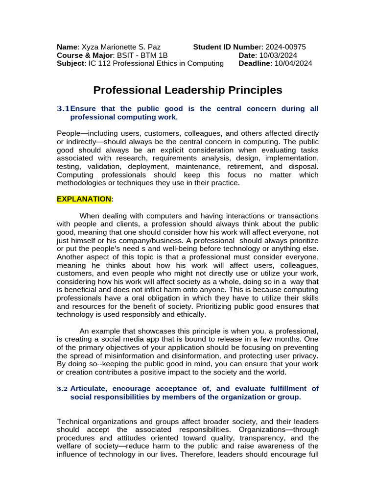 ACM Section 3 and 4 | PDF