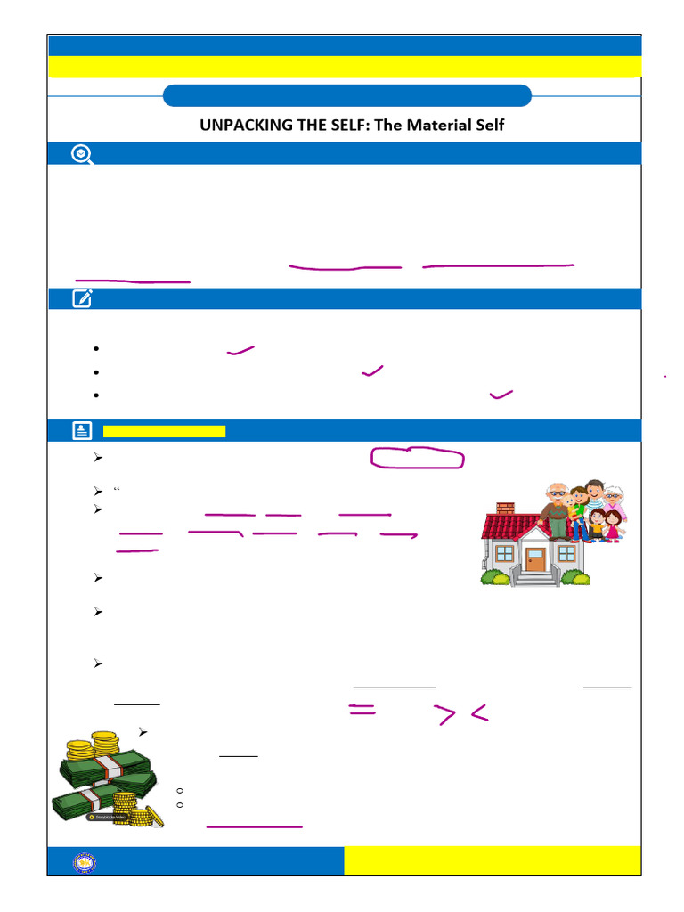 Uts-Unpacking The Self - The Material Self | PDF | Motivation | Career & Growth