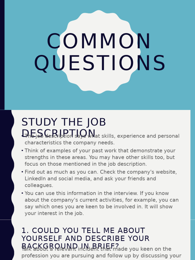 Common Questions | PDF
