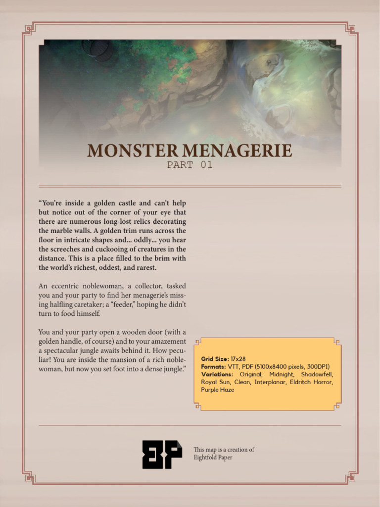 MapDetails MonsterMenagerie Part01 | PDF