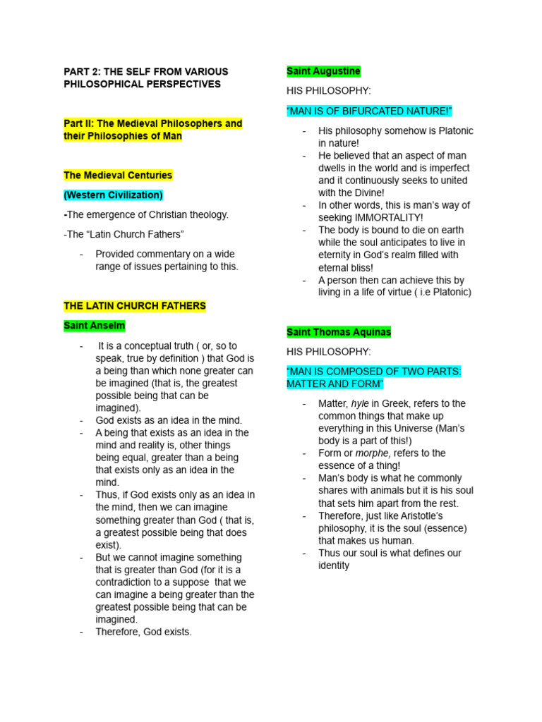 Understanding The Self Lesson 1 Part 2 1 | PDF