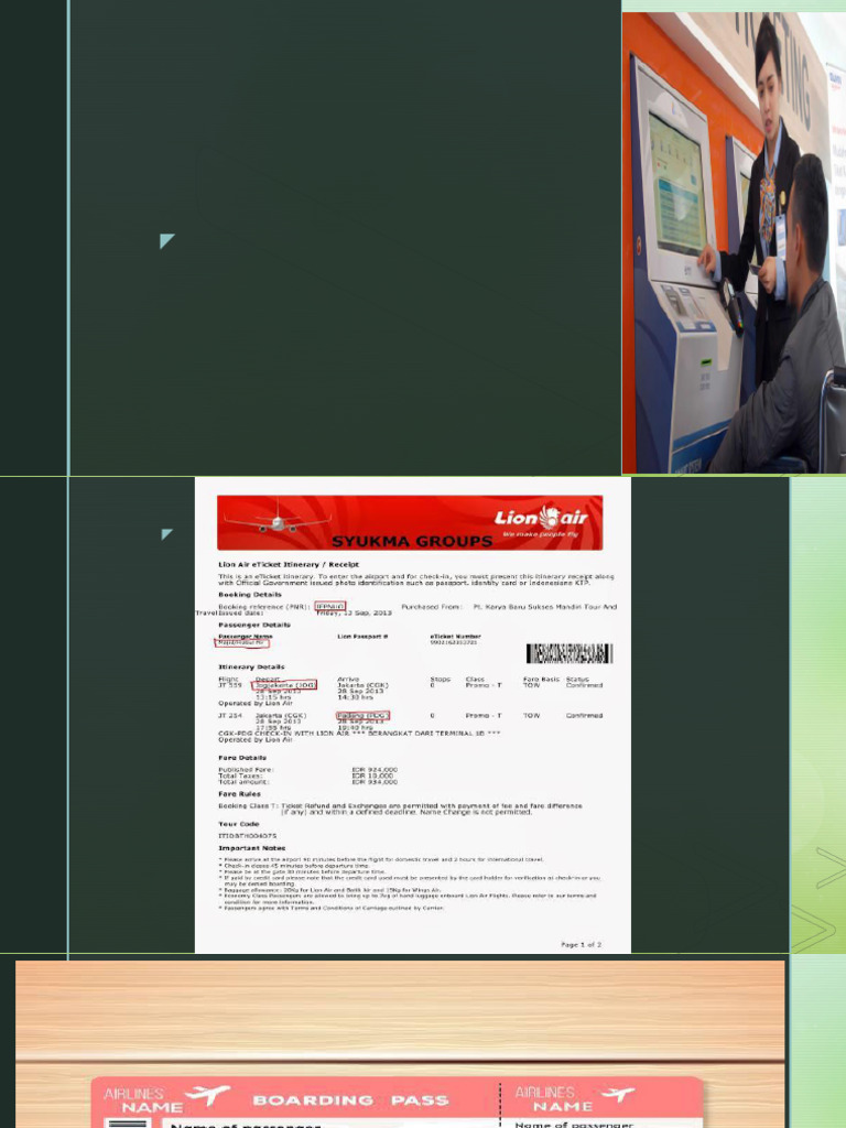 TICKETING and RESERVATION | PDF