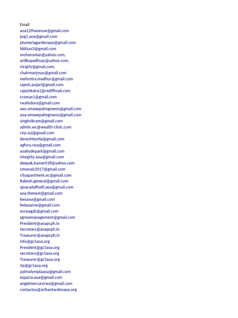 AOA Id | PDF | Sports & Recreation