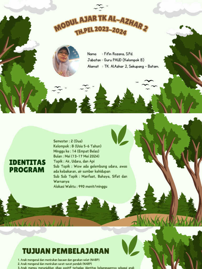 Modul Ajar TK Al-Azhar | PDF
