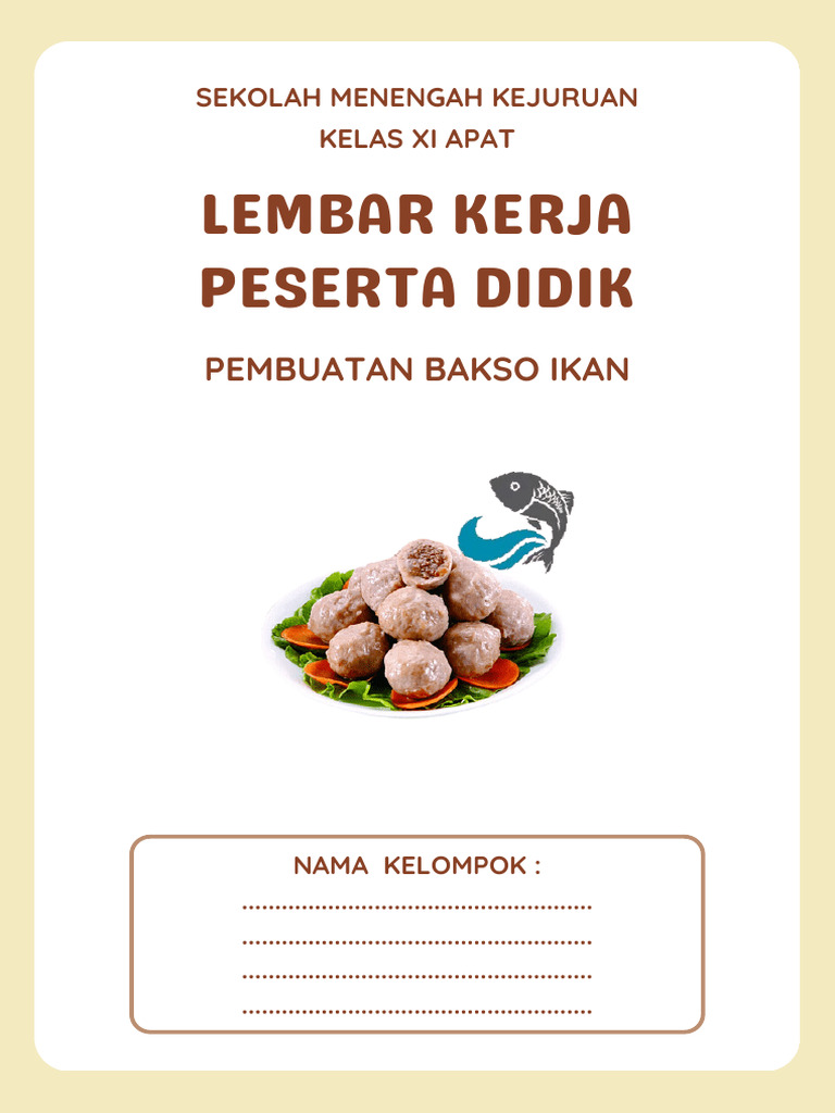 LKPD Bakso Ikan | PDF