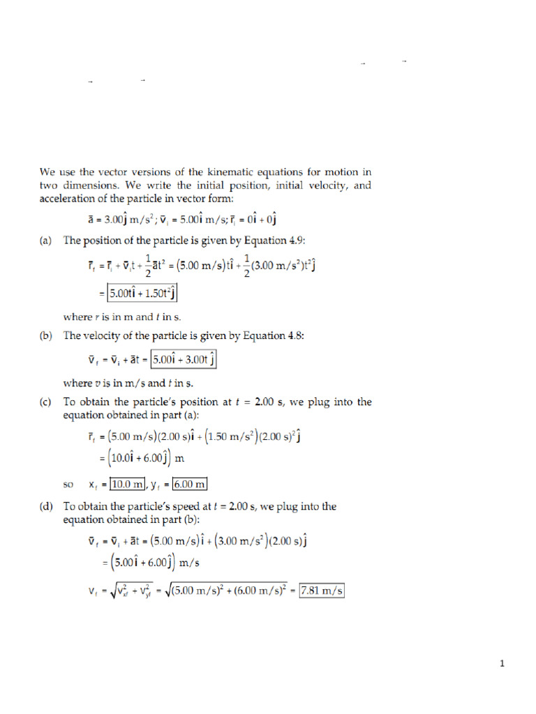 Assignment For Chapter 4 - Problems and Solutions | PDF