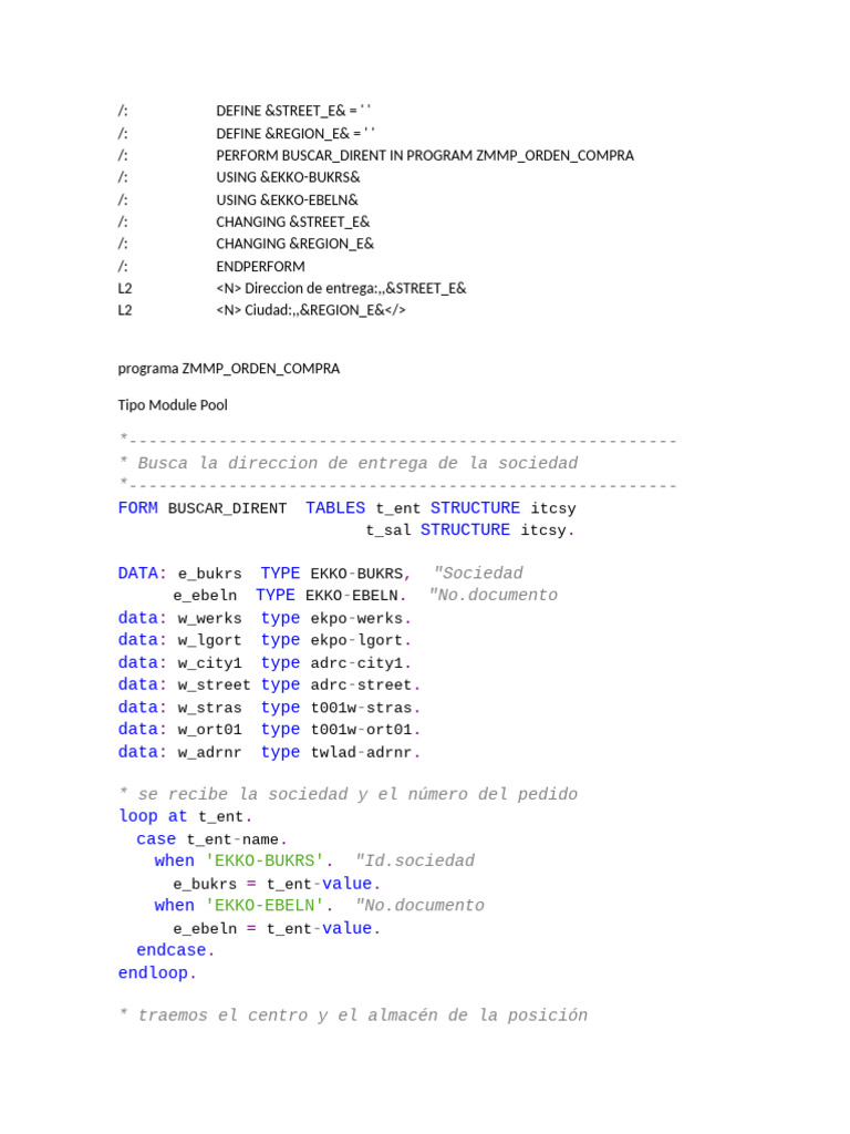 Sapscript Perform In Program Pdf 6238