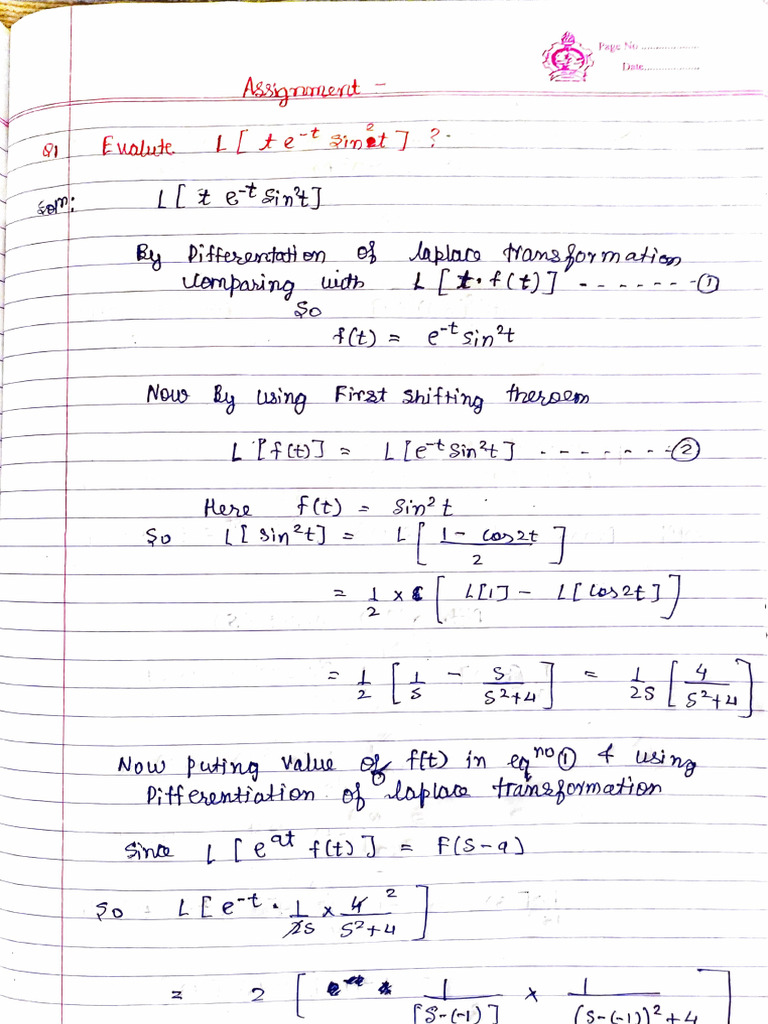 MATHS M2 ASSIGNMENT | PDF