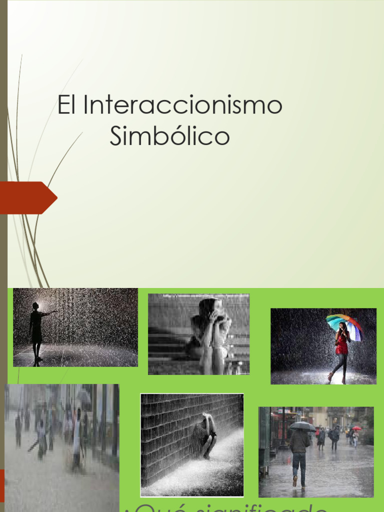 El Interaccionismo Simb-Lico. Modificado | PDF