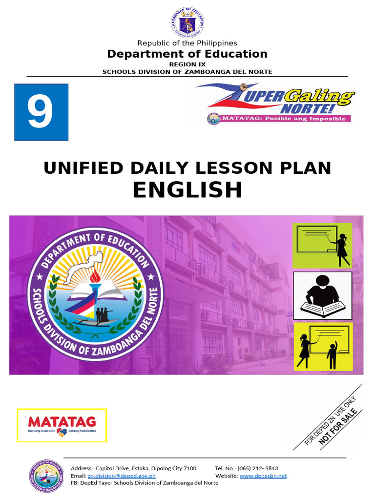 Cover Page For DLP-ENGLISH | PDF