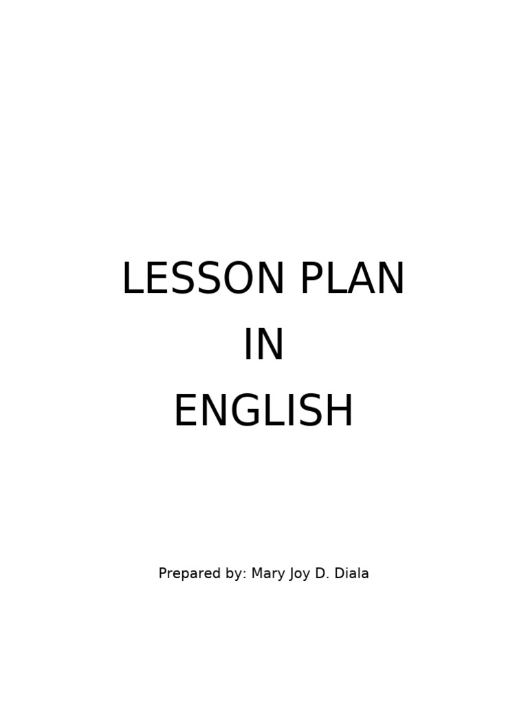 Lp English Demo | PDF