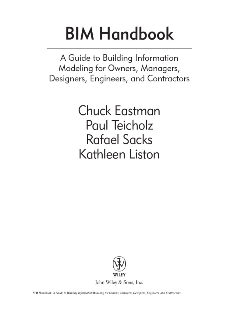 BIM Handbook - 2008 - Eastman | PDF