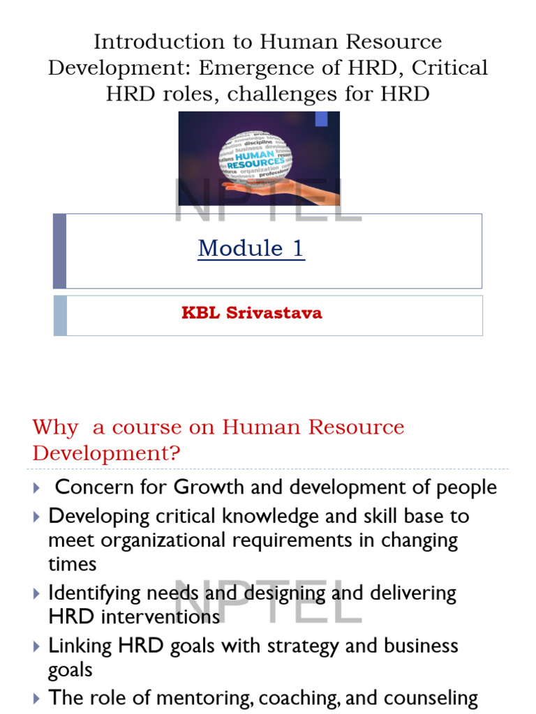 Module1 - HRD - Watermark | PDF