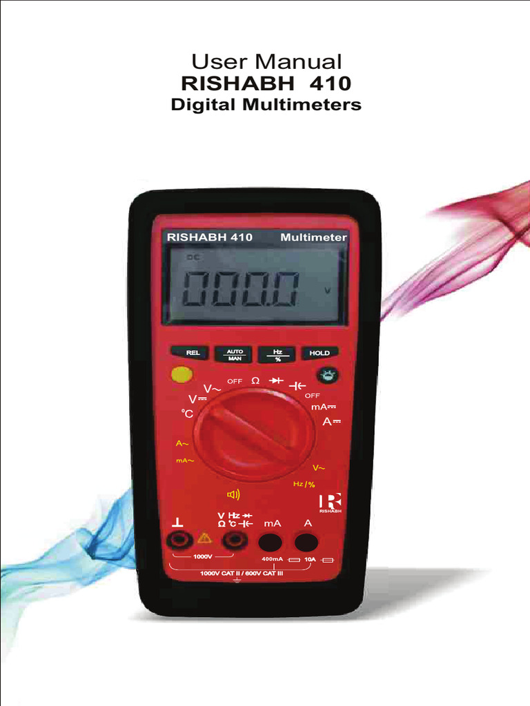 Rishabh 410 Manual Rev C | PDF