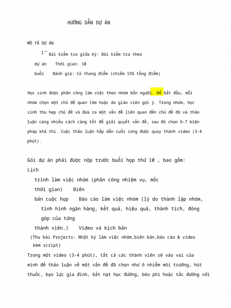 E2-Project Guideline | PDF