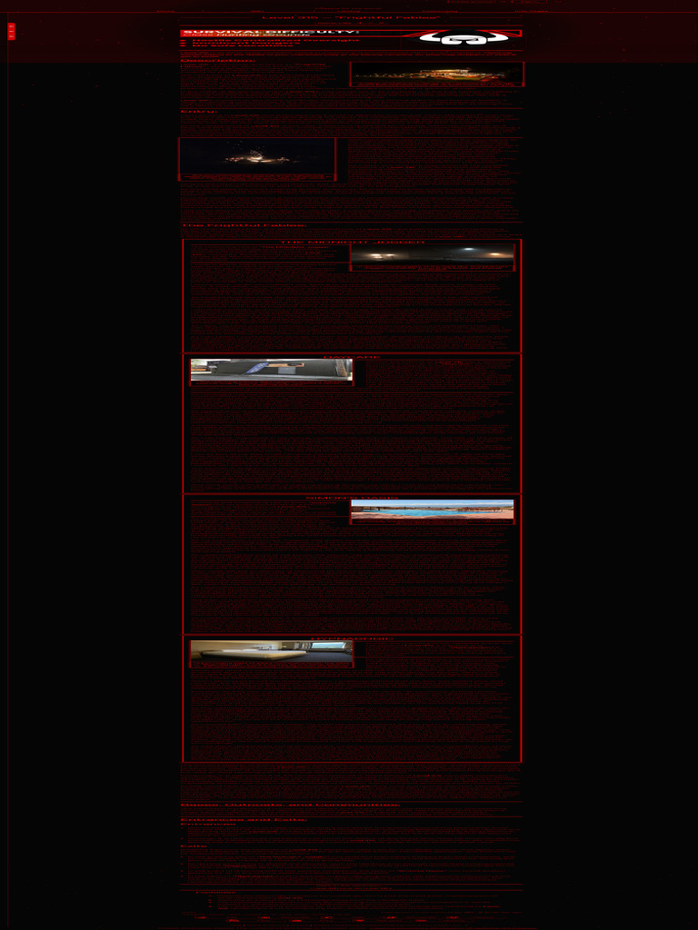 Level 315 - Frightful Fables - The Backrooms | PDF