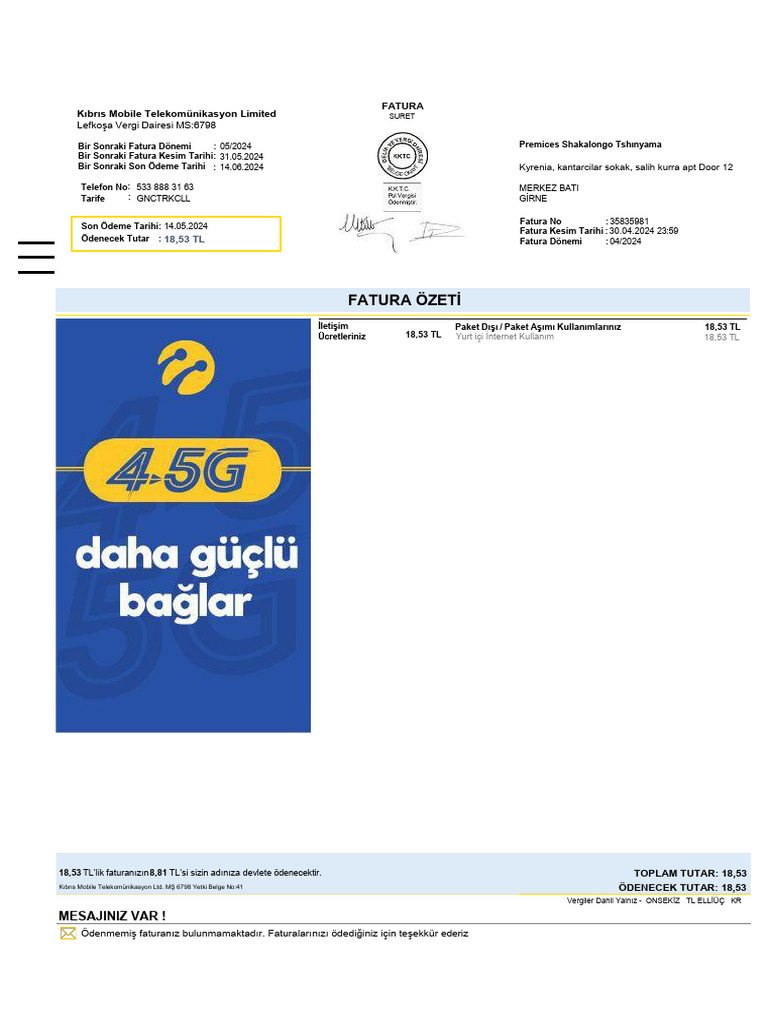 Bill | PDF