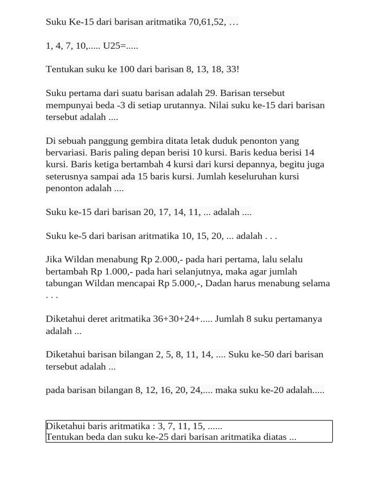 Soal Kuis X | PDF