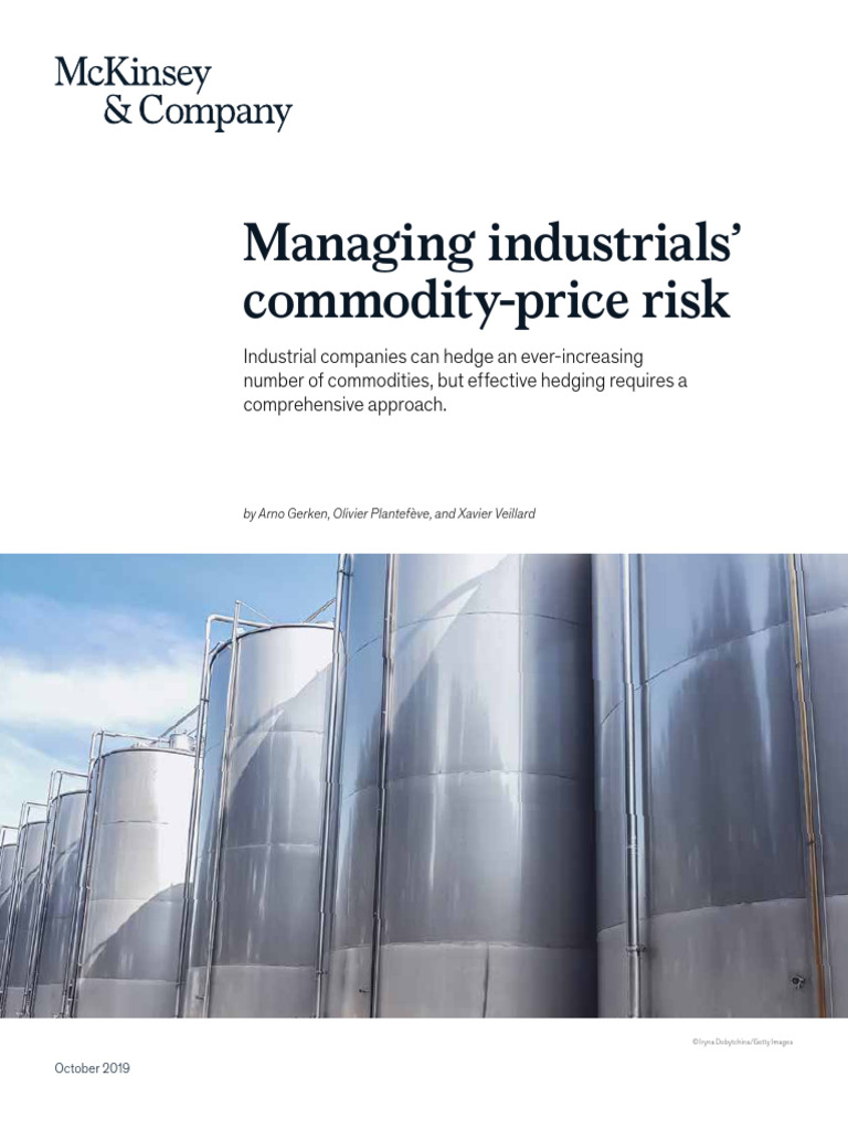 Managing Industrials Commodity Price Risk | PDF