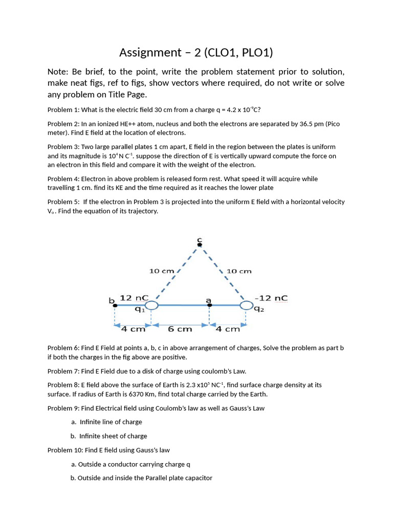 Applied Physics Assignment 2 | PDF | Science & Mathematics | Technology & Engineering