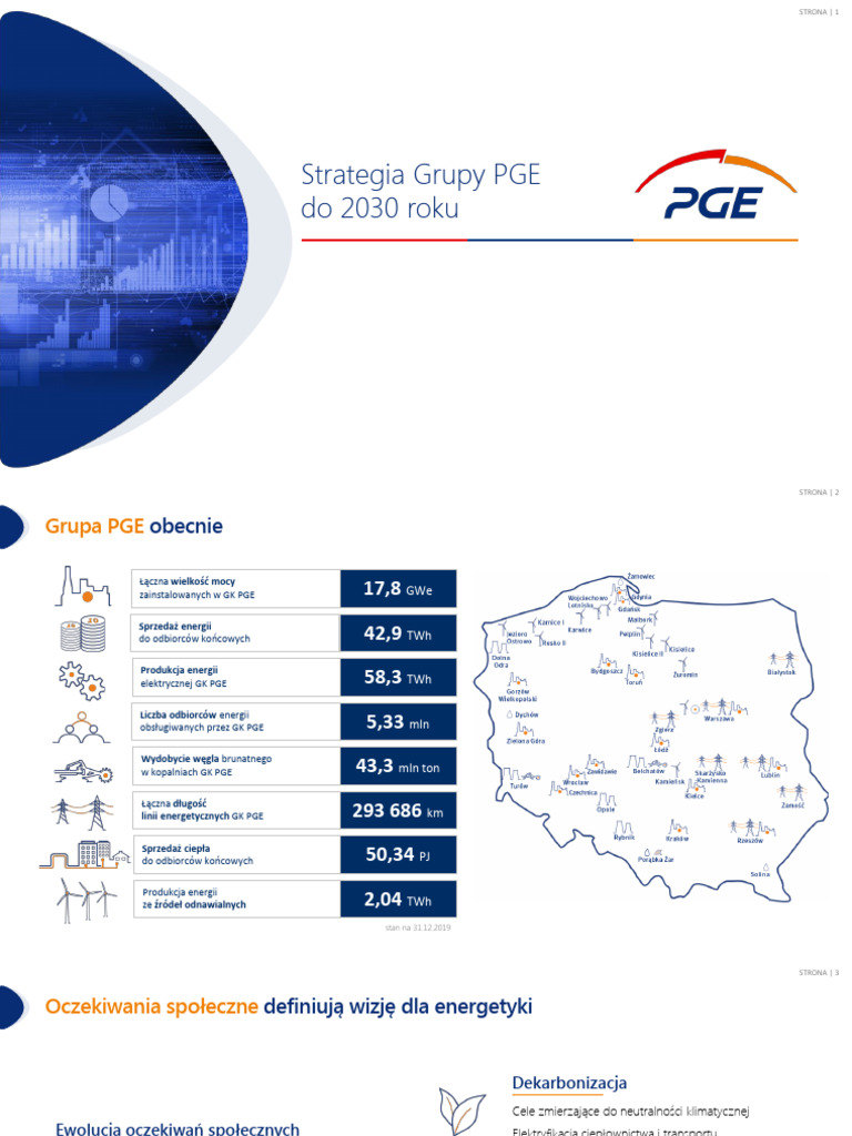 Strategia Grupy PGE 2030 | PDF