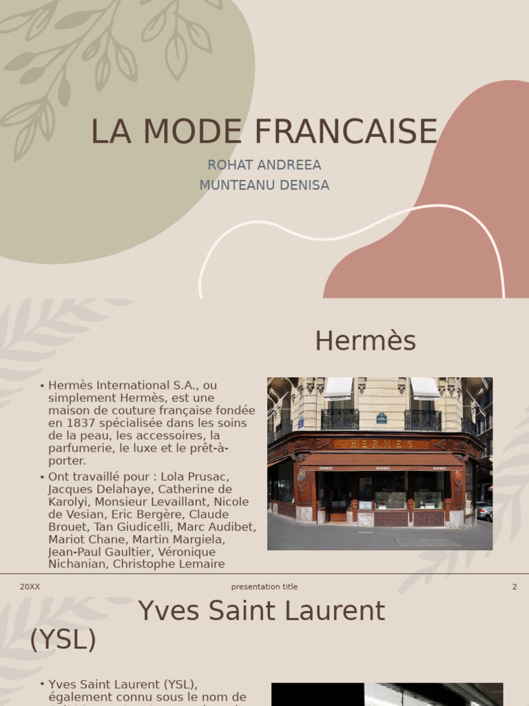 La Mode Francaise | PDF