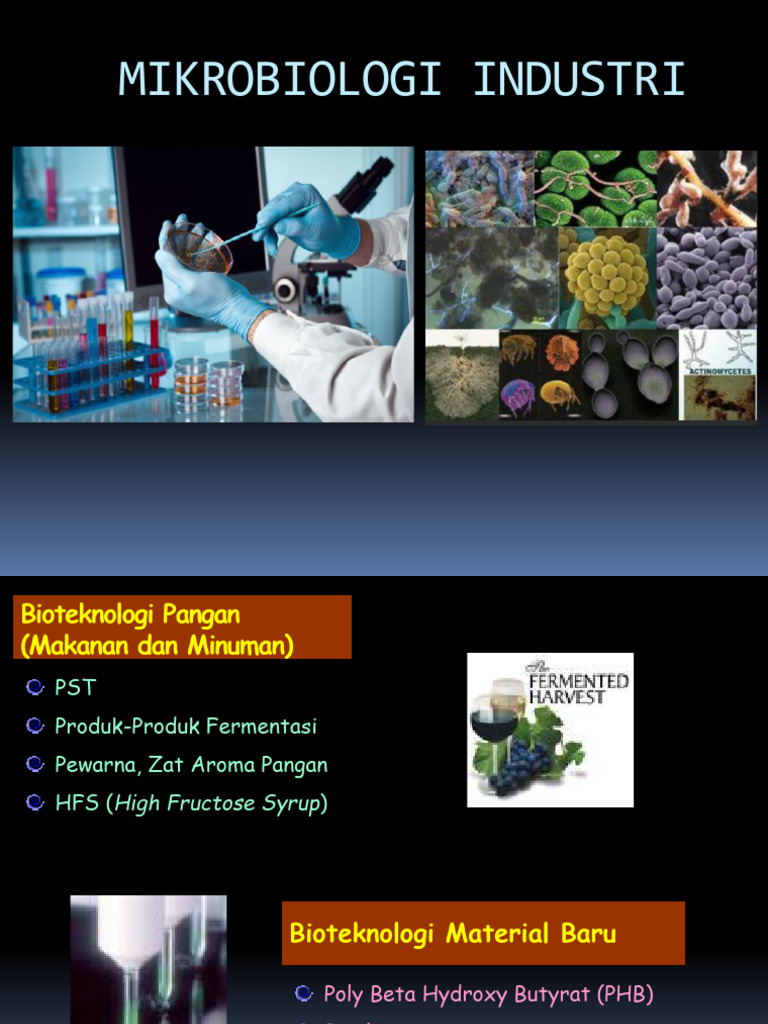 Mikrobiologi Industri | PDF