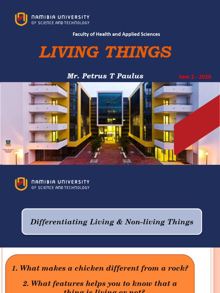 Unit 1_living Things | PDF