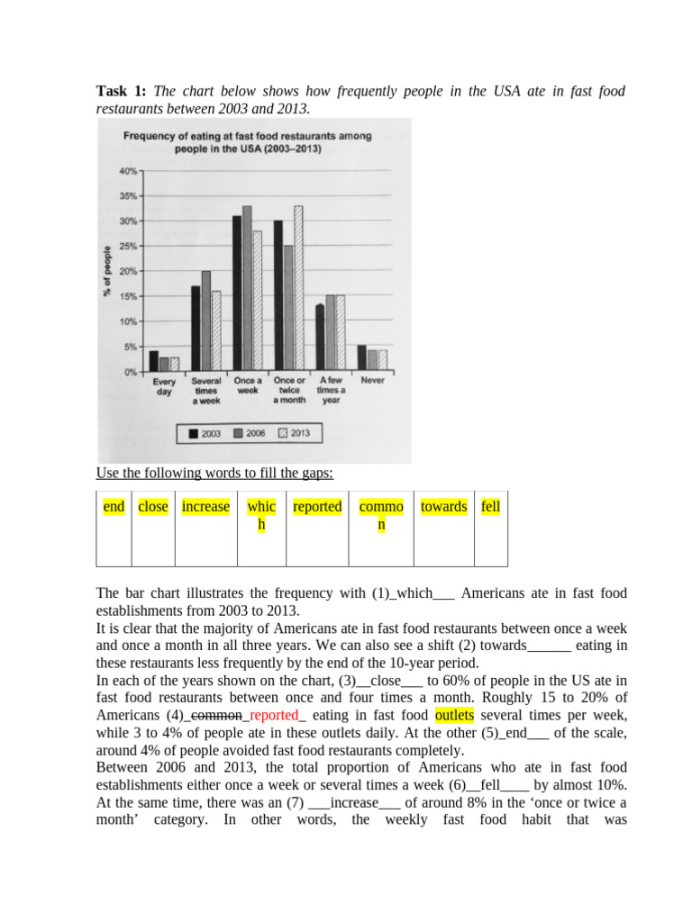 Practice Task 1 - Pre | PDF