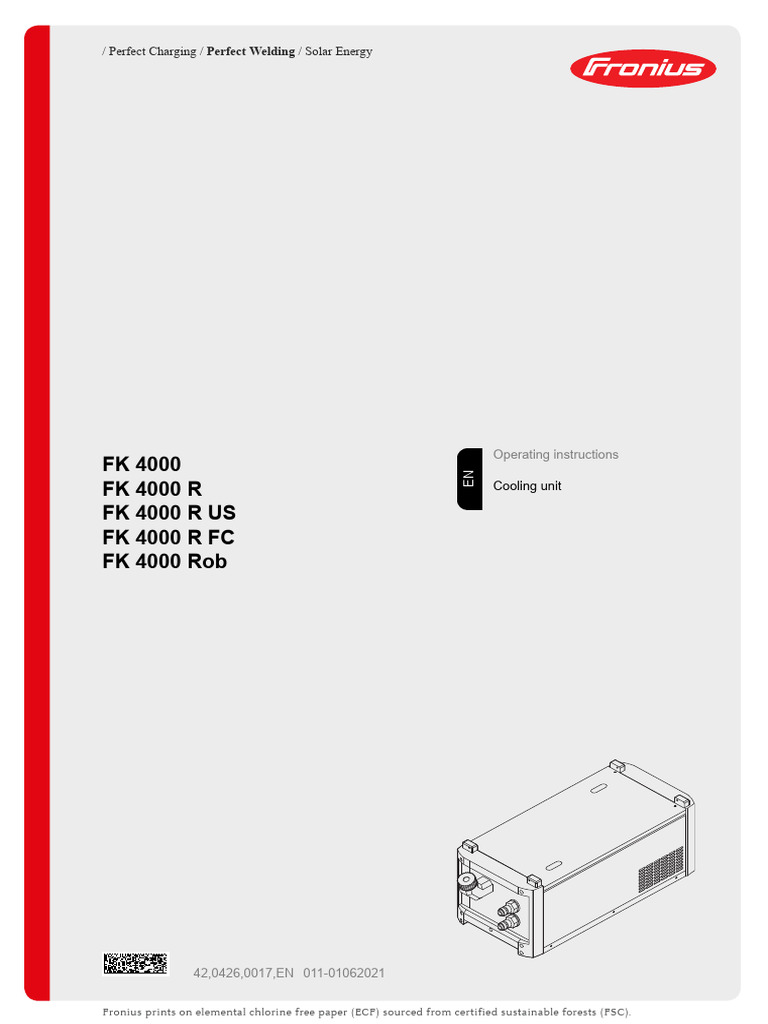 Fronius - FK4000 | PDF