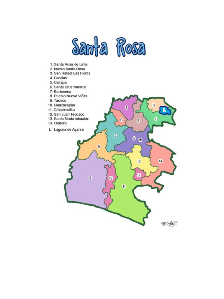Mapa Santa Rosa | PDF