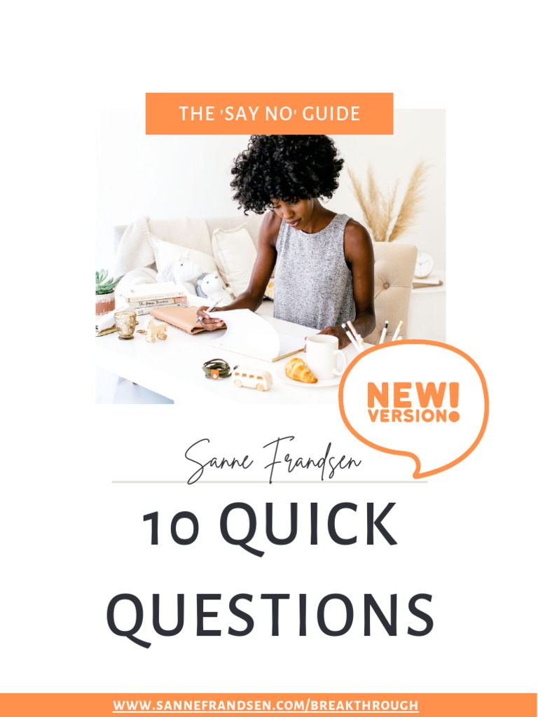 The Say No Guide - New Version | PDF