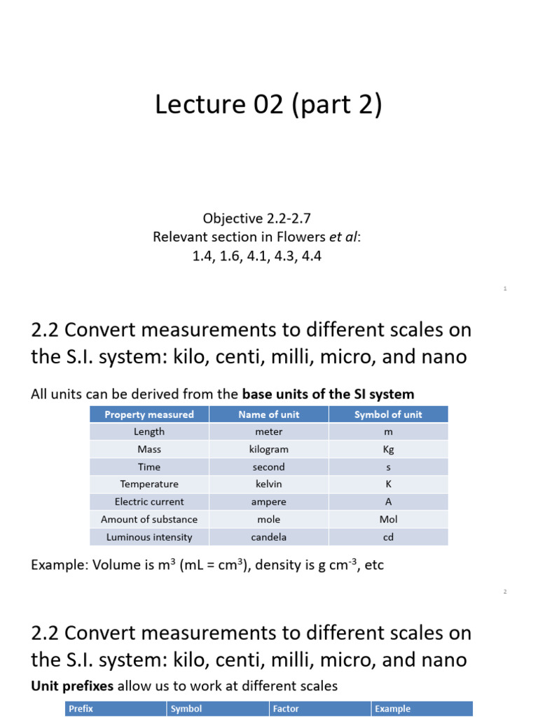 SN1 Lecture 02 Part 2 - Quantitative Analysis of Chemical Systems-7 | PDF