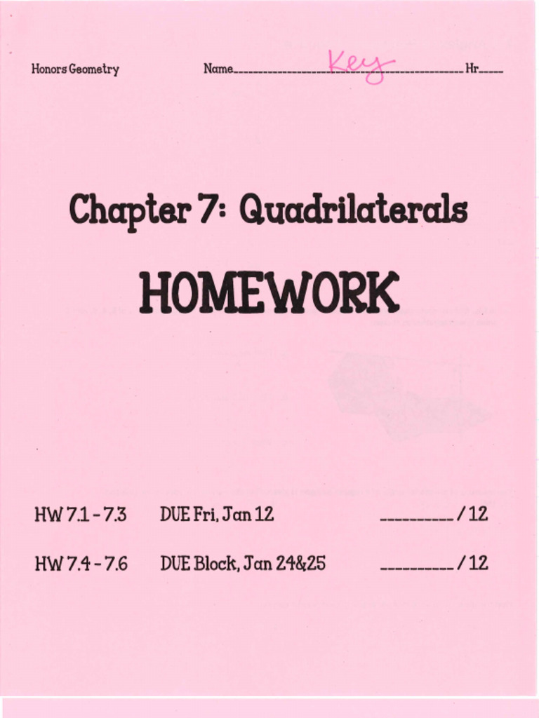 HW Ch.7 KEY (23-24) | PDF