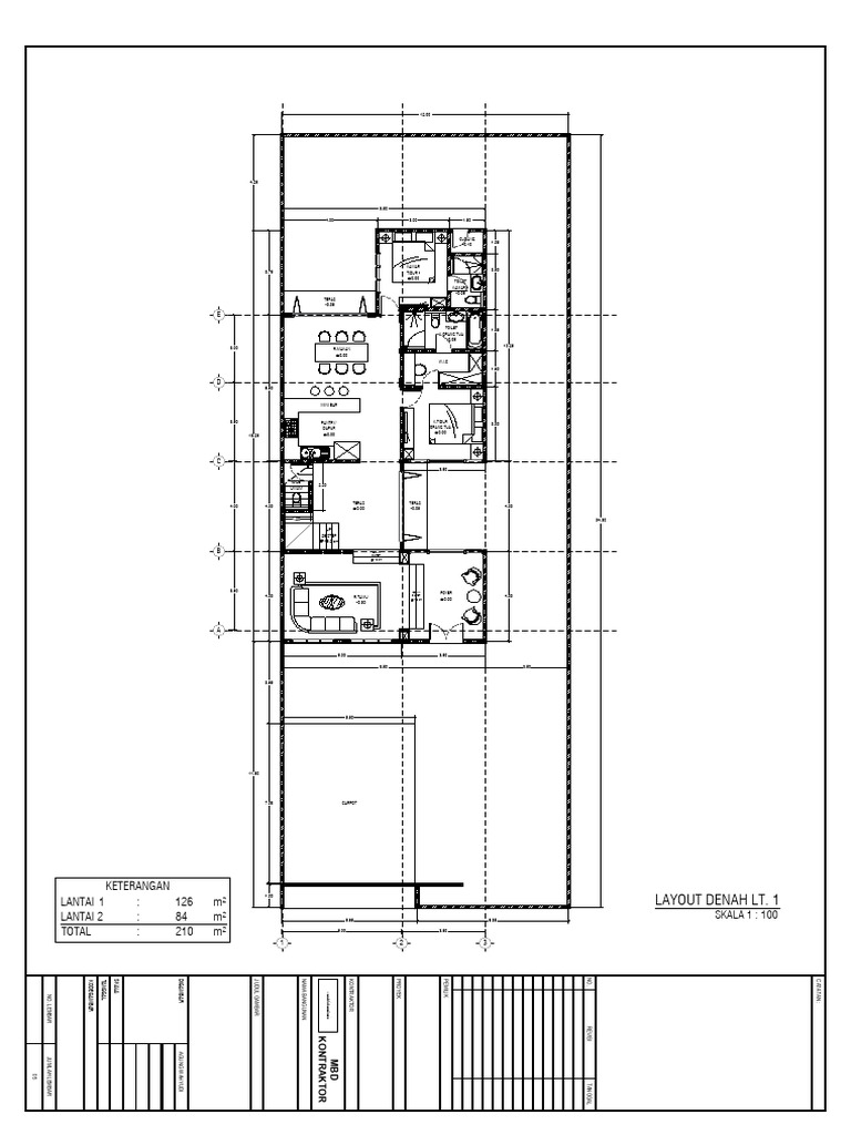 Layout Denah 03 (Pak Alex) | PDF