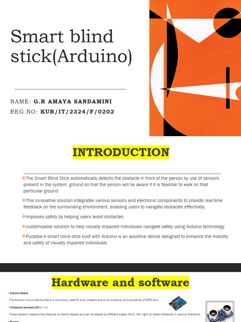 Smart Blind Stick (Arduino) 2 | PDF