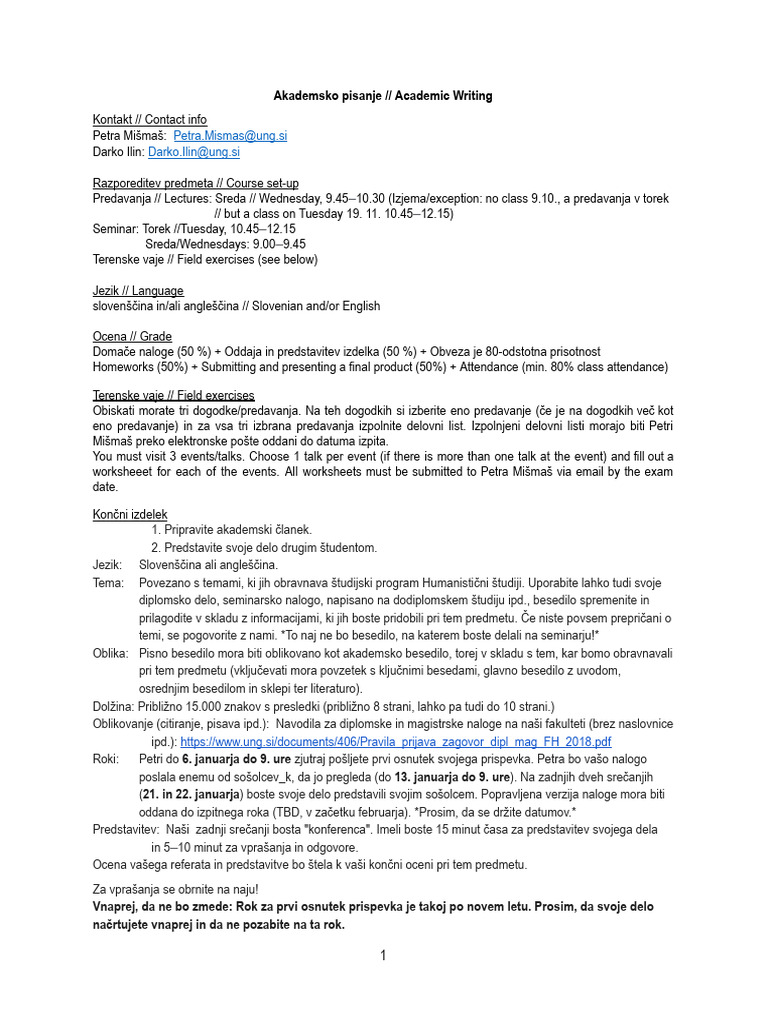 Syllabus AW 2024-25 | PDF | Language Arts & Discipline